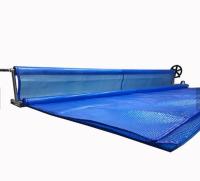 China 400 Micron Outdoor Anti-UV Heat Preservation PE Bubble Swimming Pool Solar Cover for sale