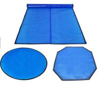 China Dust Proof PE Bubble Solar Film Swimming Pool Blanket 4M * 9.50M Anti - UV 18 Months for sale