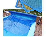 China 500 Um Bubble Solar Pool Cover Length Customized Swimming Pool Material swimming pool solar cover for sale