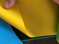 China Colorful PVC Coated Tarpaulin Polyester Fabric In Roll 1000D X 1000D 20X20 650 Gsm for sale