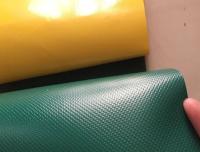 China Colorful PVC Coated Tarpaulin Polyester Fabric In Roll 1000D X 1000D 20X20 650 Gsm for sale