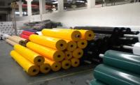 China Multi - Color Anti-UV Waterproof PVC Truck Cover Tarpaulin Fabric In Roll 18X18 610G for sale