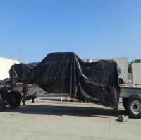 China 1000D * 1000D 18oz 8 Ft Drop Flatbed Truck Tarps for sale
