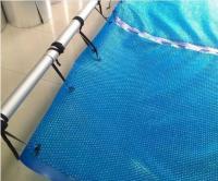 China 500 Um Waterproof Winter Pool Covers Inground Insulation PE Blue Plastic Solar Pool Cover for sale