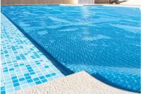 China 400Mic 500 Mic PE Bubble 12mm Swimming Pool Solar Cover Plastic Solar Blanket Cover for sale