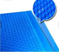 China 400Mic 500 Mic PE Bubble 12mm Swimming Pool Solar Cover Plastic Solar Blanket Cover for sale