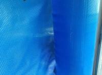 China 9M × 16M Bubble Sun Heat Insulation Spa Pool Blanket Cover Double Color Poly Carbonate for sale