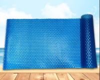 China Portable Thermal PE Bubble Plastic Swimming Pool Covers Thickness 400um 500um 600um for sale