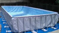 China Lightweight PVC Inflatable Swimming Pool With Metal Frame Home Use Indoor for sale