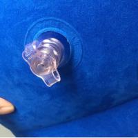 China Portable PVC And Flocking Foot Cushion Inflatable Footrest Pillow for sale