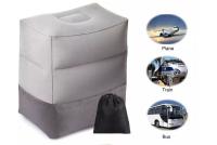 China Portable PVC And Flocking Foot Cushion Inflatable Footrest Pillow for sale