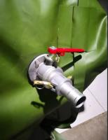 China 3500L Collapsible Bladder Tank For Fuel , Amry Green High Strength TPU Liquid Containment Fuel Bladder for sale