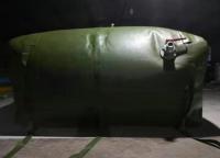 China 3500L Collapsible Bladder Tank For Fuel , Amry Green High Strength TPU Liquid Containment Fuel Bladder for sale