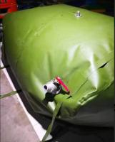China Durable 3m3 Fuel Storage Tanks Folded TPU Coated Inflatable Fuel Tank High Strength Material for sale