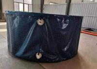 China Non - Toxic Steel Mesh Pvc Collapsible Water Tank Portable Fish Pond For Farm Diy Fish Pond for sale