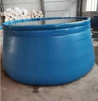 China Customized Color 7000L Flexible Onion Shape Tarpaulin Water Tank Portable Water Tanks for sale