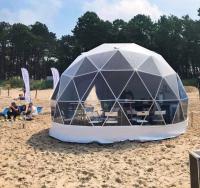 China Geodesic Dome House Steel Tent for sale
