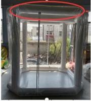 China Emergency Medical Disinfection 2.5M*2.5M*2.5M Inflatable Bubble Tent Inflatable Bubble Tent for sale