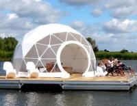 China Outdoor Hotel Camping PVC 10m Geodesic Dome Tent With Door Dome Camping Tent Dome Party Tents for sale