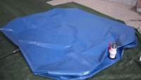 China 300L Foldable Collapsible PVC Pillow Tarpaulin Water Tank Portable Water Tanks Used To Store for sale