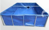 China Thickness 1.0mm 100000L PVC Foldable Tarpaulin Fish Tank Fish Pond Plastic Tank Diy Fish Pond for sale
