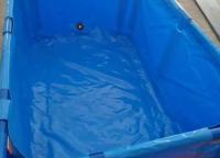 China PVC Foldable 20000L Collapsible Tarpaulin Fish Tank Fish Pond Plastic Tank Diy Fish Pond for sale
