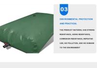 China 4500L Collapsible PVC Pillow Storage Tarpaulin Water Tank Portable Water Tanks Used To Store for sale