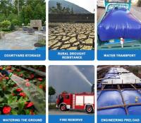 China 4500L Collapsible PVC Pillow Storage Tarpaulin Water Tank Portable Water Tanks Used To Store for sale