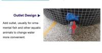 China 5000L Aquaculture Fish Farm Wire Mesh Fish Farming Tank Fish Pond Plastic Tank Diy Fish Pond for sale