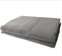 China Anti Slip Mat Caravan Annex Matting RV Carpet, Blue Beach Rug Grey Grass Mat With Handle Bag for sale