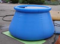 China Onion Type PVC Tarpaulin Irrigation Water Storage Tanks 5000L Water Holding Tank for sale