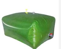 China Flexible 10000L Rectangle Shape PVC Water Bladder EN14960 Plastic Water Storage Tank for sale