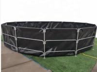 China Outdoor Recirculating PVC Tarpaulin Fish Tank 30000L Fish Pond Plastic Tank Diy Fish Pond for sale