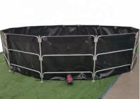 China Outdoor Recirculating PVC Tarpaulin Fish Tank 30000L Fish Pond Plastic Tank Diy Fish Pond for sale
