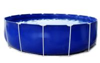 China Anti UV 20000L Square Flexible PVC Fish Farming Tank Collapsible Fish Tank Outdoor Fish Pond for sale