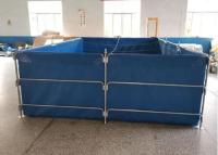 China Outdoor And Indoor 30000L PVC Tarpaulin Foldable Fish Tank Fish Pond Plastic Tank for sale