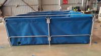 China Collapsible 0.9mm PVC Tarpaulin Fish Pond 30000L Fish Pond Plastic Tank Diy Fish Pond for sale