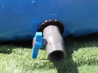 China 3m Diameter 5500 Liters Onion Shape Tarpaulin Water Tank Plastic Water Storage Tank for sale