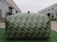 China Camouflage Color Tarpaulin Flexible Water Storage Bladders 20000L Portable Water Tanks for sale