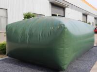 China 20000L Army Green Flexible Water Storage Tank for sale