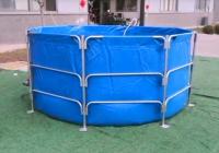 China 3500 Liter 5000 Liter Foldable PVC Tarpaulin Fish Pond Fish Pond Plastic Tank Diy Fish Pond for sale