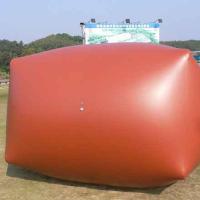 China 1.5mm PVC Coated Tarpaulin 1000 Ton Biogas Sstorage Tank Methane Gas Tank Portable Storage Tank for sale