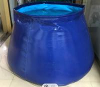 China Onion Shape 4500L PVC Tarpaulin Foldable Water Tank Portable Water Tanks Water Holding Tank for sale