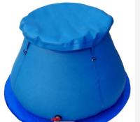 China 1000L Foldable 0.9mm PVC Tarpaulin Onion Tank For Irrigation Used To Store Water Holding Tank for sale