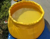 China Agricultural Flexible PVC Tarpaulin Onion Water Tank 1000L Portable Water Tanks Water Holding Tank for sale