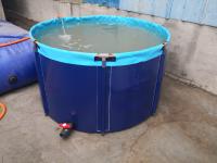 China 5000 Liters 0.9mm PVC Tarpaulin Collapsible Fish Tank Fish Pond Plastic Tank Diy Fish Pond for sale