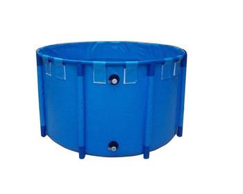 China 5000 Liters 0.9mm PVC Tarpaulin Collapsible Fish Tank Fish Pond Plastic Tank Diy Fish Pond for sale