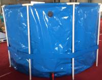 China 5000 Liters 0.9mm PVC Tarpaulin Collapsible Fish Tank Fish Pond Plastic Tank Diy Fish Pond for sale