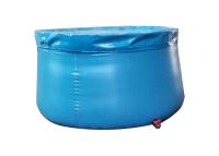 China Customized Color 7000L Flexible Onion Shape Tarpaulin Water Tank Portable Water Tanks for sale