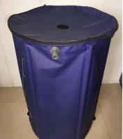 China 250L PVC tarpaulin Foldable Rain Water Collection Tank Watering Newly Planted Trees for sale